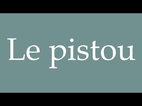 How to Pronounce ''Le pistou'' (The pesto) Correctly in French