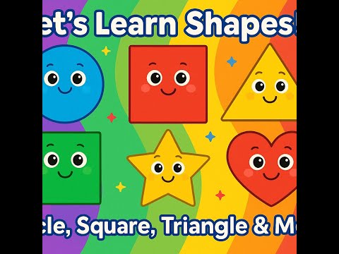 Shapes Song for Kids 🌟 | Circle, Square, Triangle & More!