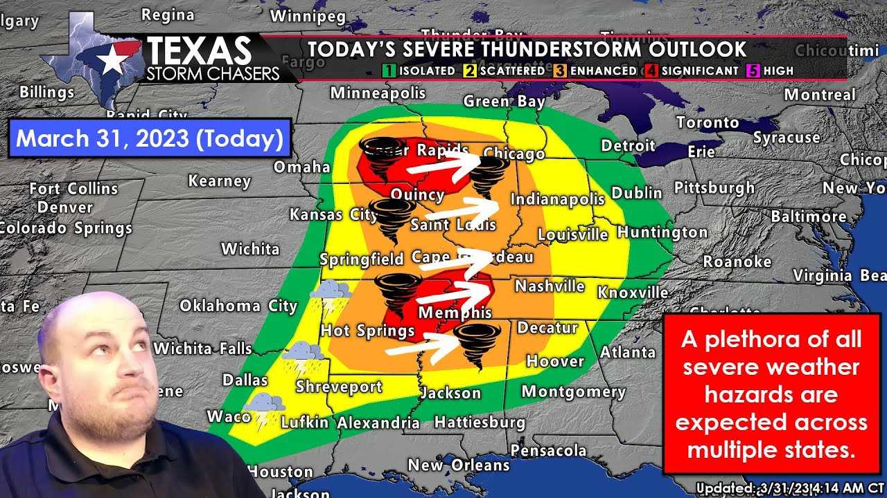 Multi-State Severe Weather Outbreak to end March
