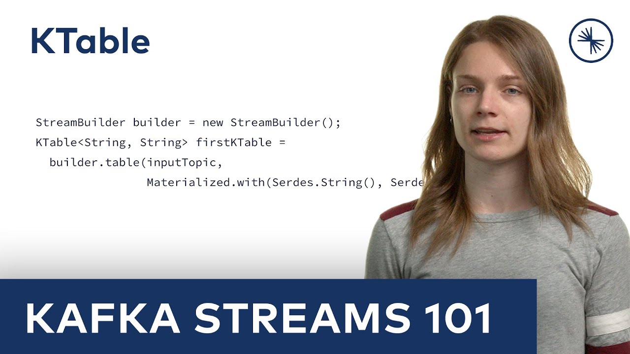 What is a KTable in Kafka Streams?