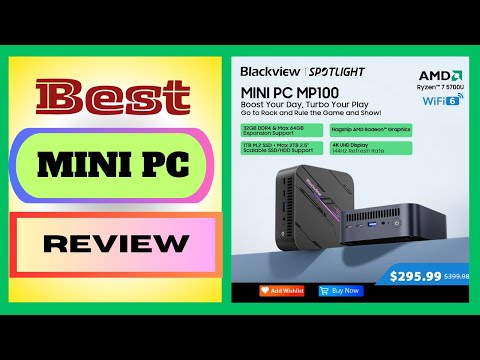 World Premiere Blackview MP100 Mini PC AMD R7 5700U 8-Core 16-threa /ALIEXPRESS PRODUCTS REVIEW🔥🚒🔥🔥