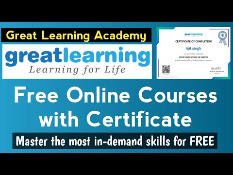 Great Learning Academy Free Courses with Certificate
