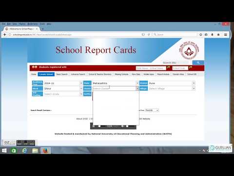 Easy method to get UDISE code and School Report Card of any school