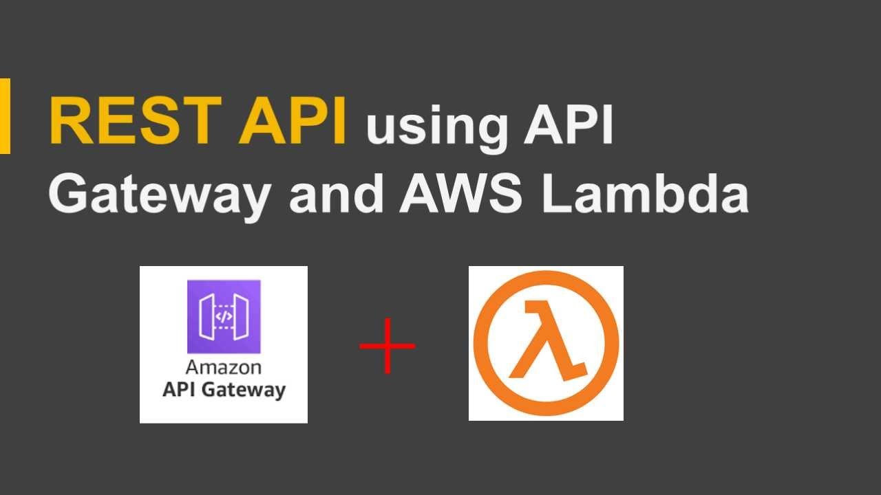 How to build a REST API from API Gateway and AWS Lambda | Python