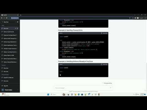 Error occurs when I connect with socket in Python