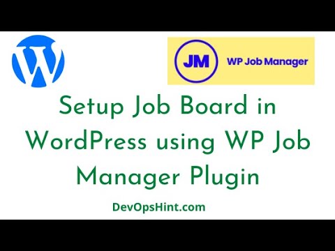 How to setup WP Job Manager on WordPress Site | Job listing site with WordPress | WordPress Tutorial