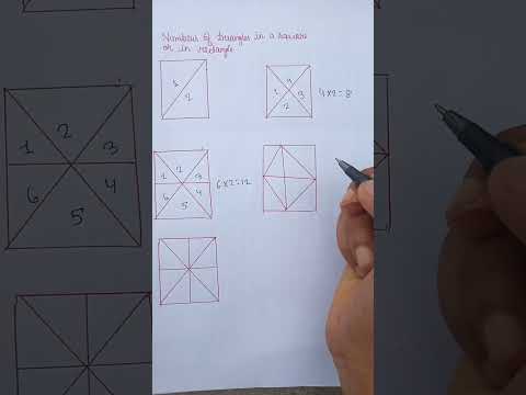 #mathway #mathematics #math #math how to find number of triangle in square or in rectangle