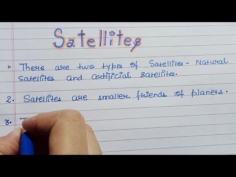 10 lines on Satellite in English|Essay on Satellite in English|Essay on Satellite
