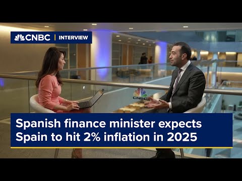 Spanish finance minister expects Spain to hit 2% inflation in 2025