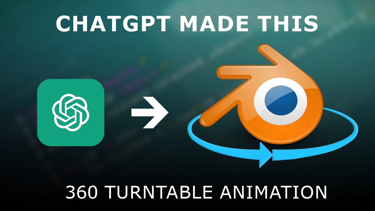 Create a Stunning 360 Turntable Animation in Blender with ChatGPT's Step-by-Step Tutorial