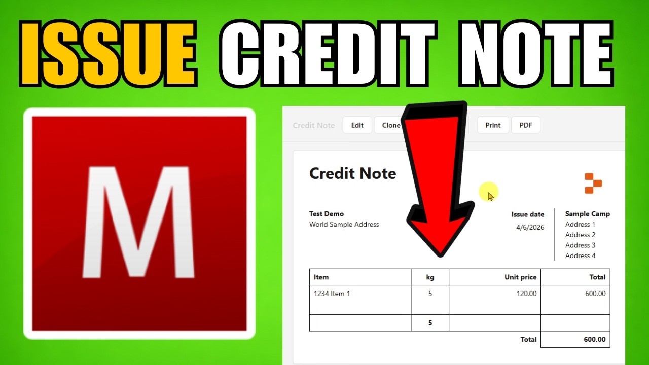 How To Issue A Credit Note In Manager.io (2026) (Complete Guide)