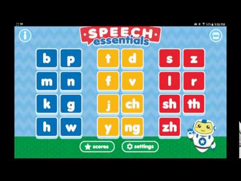 Speech Essentials - Speech Therapy Android App- Tutorial 1