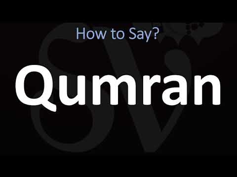 How to Pronounce Qumran? (CORRECTLY)