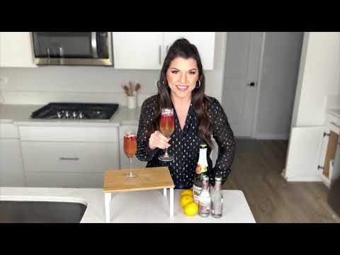 Lemon Raspberry Cider Spritz Mocktail - MegUnprocessed