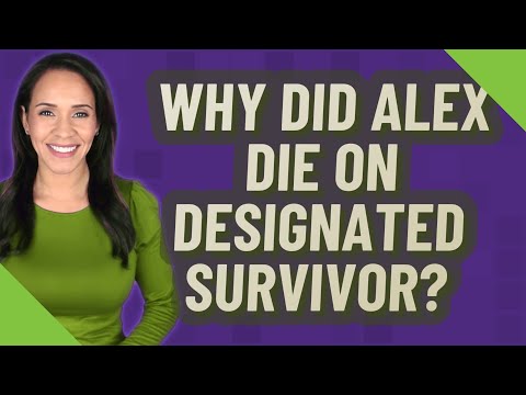 Why did Alex die on designated survivor?