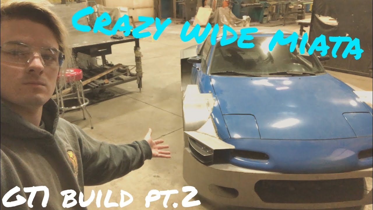 Mazda Miata Build Is Going Full GT1 Race Car With Metal Widebody Kit ...