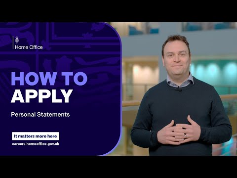Home Office: How to Apply - Personal Statements