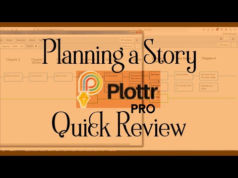 Planning a Story: Plottr Pro Quick Review