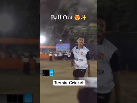 Ball Out???????? #shorts #ytshortsindia #tenniscricket