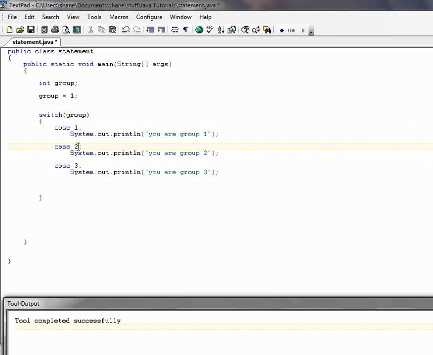 Java programming Tutorial 15 - Switch Statement
