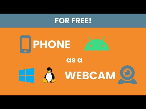 Use Phone Camera as Webcam PC for FREE (WIRELESS/WIFI)