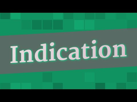 INDICATION pronunciation • How to pronounce INDICATION