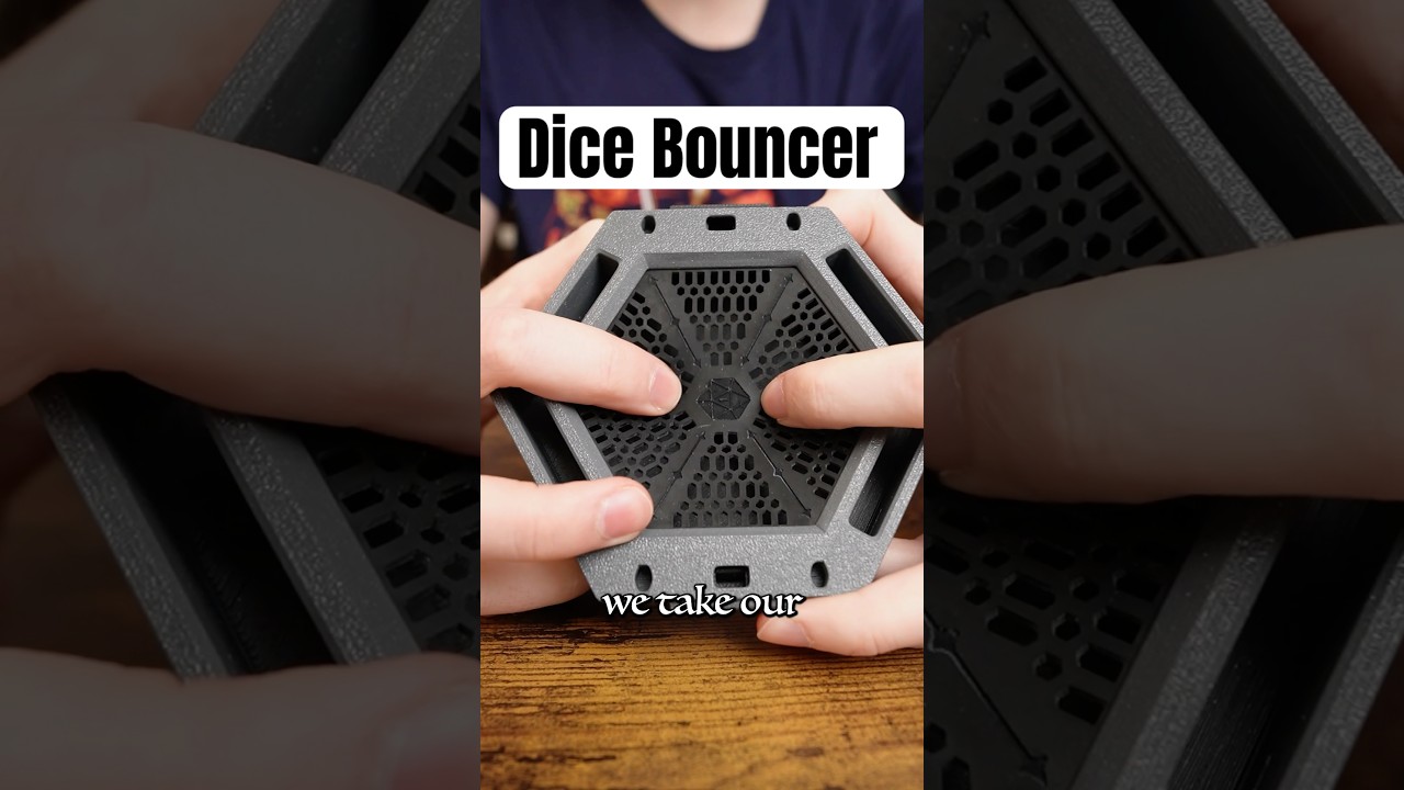 Dice TRAMPOLINE?? 🦘 🎲 #dnd #diy #review #dice #deckofdmthings