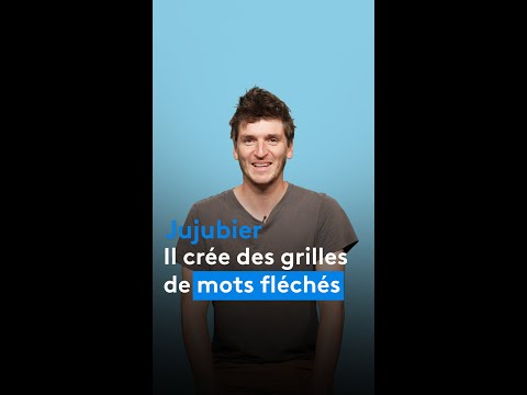 Julien Poirier alias Jujubier est verbicruciste, un créateur de mots fléchés