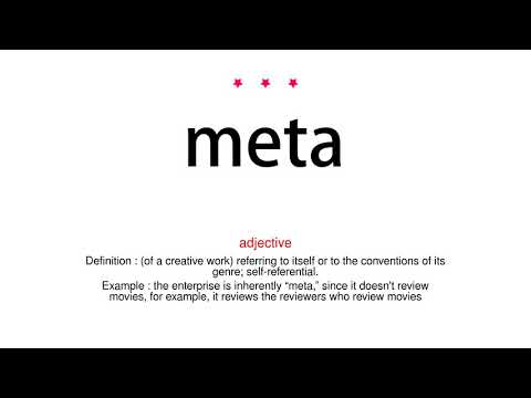 How to pronounce meta - Vocab Today