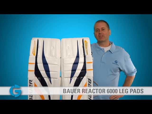 Bauer Reactor 6000 Goalie Leg Pads - Senior | Pure Hockey Equipment