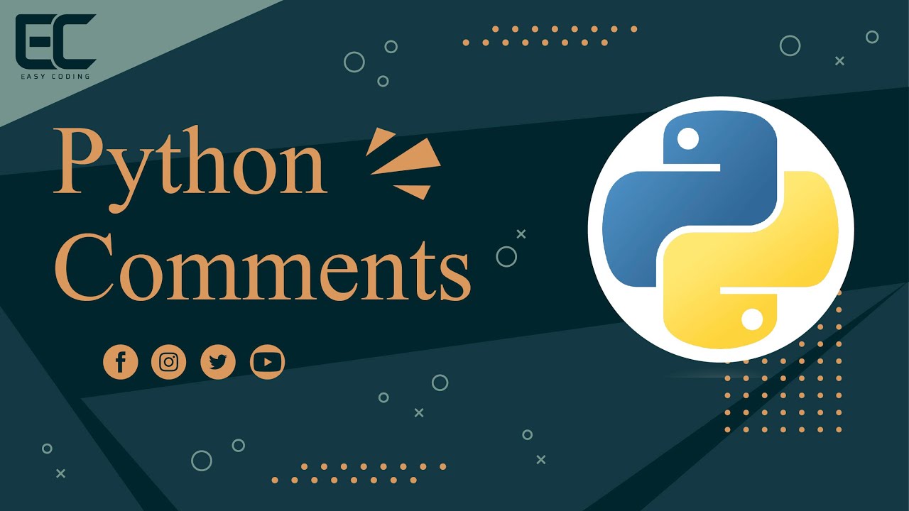 Comments in python | python bangla tutorial | comments | easycoding | programming