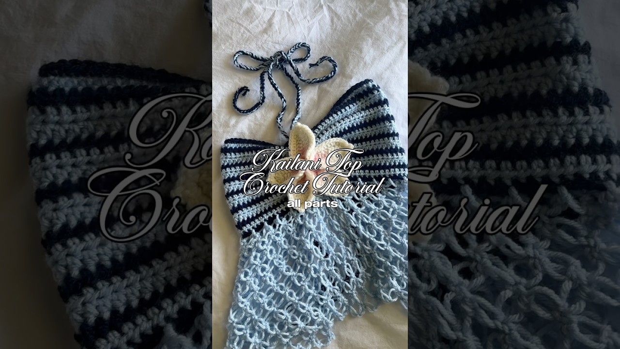 Easiest crochet summer top tutorial!! #crochettop #summercrochet