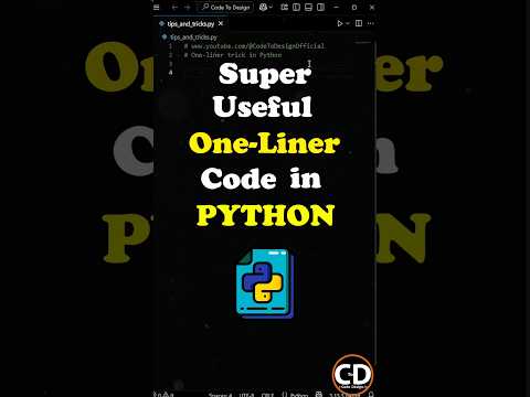 Super Useful One-Liner Code In Python #python #coding #programming