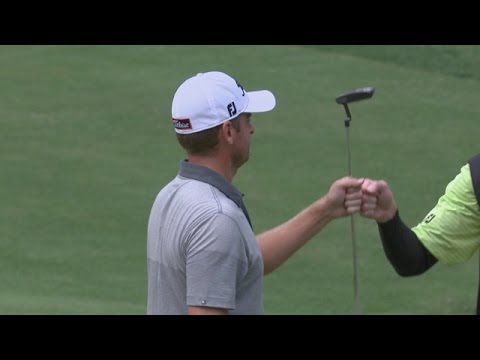 John Merrick sinks his 27-foot putt for birdie at RBC Heritage