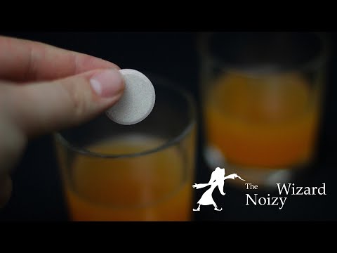Fizzy effervescent tablets ASMR for your sleep 🧙 – sparkling, bubbling water (no talking)