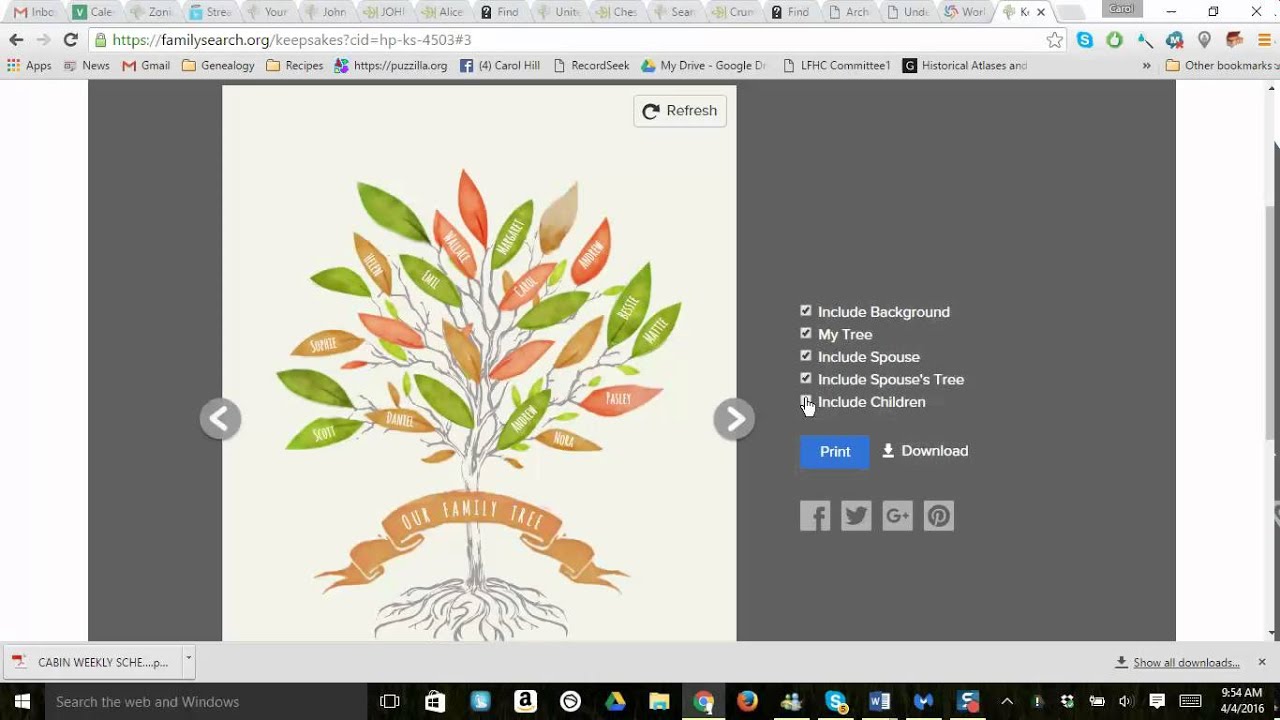 FamilySearch.org: New Family Tree Keepsake | Free Genealogy HELP