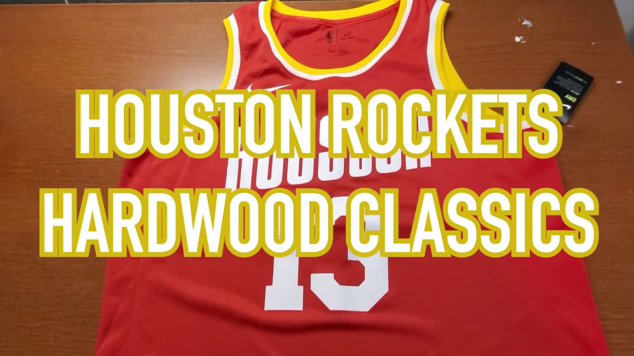 Nike Houston Rockets Hardwood Classic Edition Swingman Jersey
