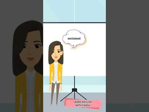 other ways to say "said"