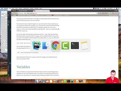 SASS intro | S01E05 | SASS --watch startup
