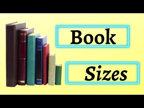 Book Sizes || Types of Books || Small to Big ||