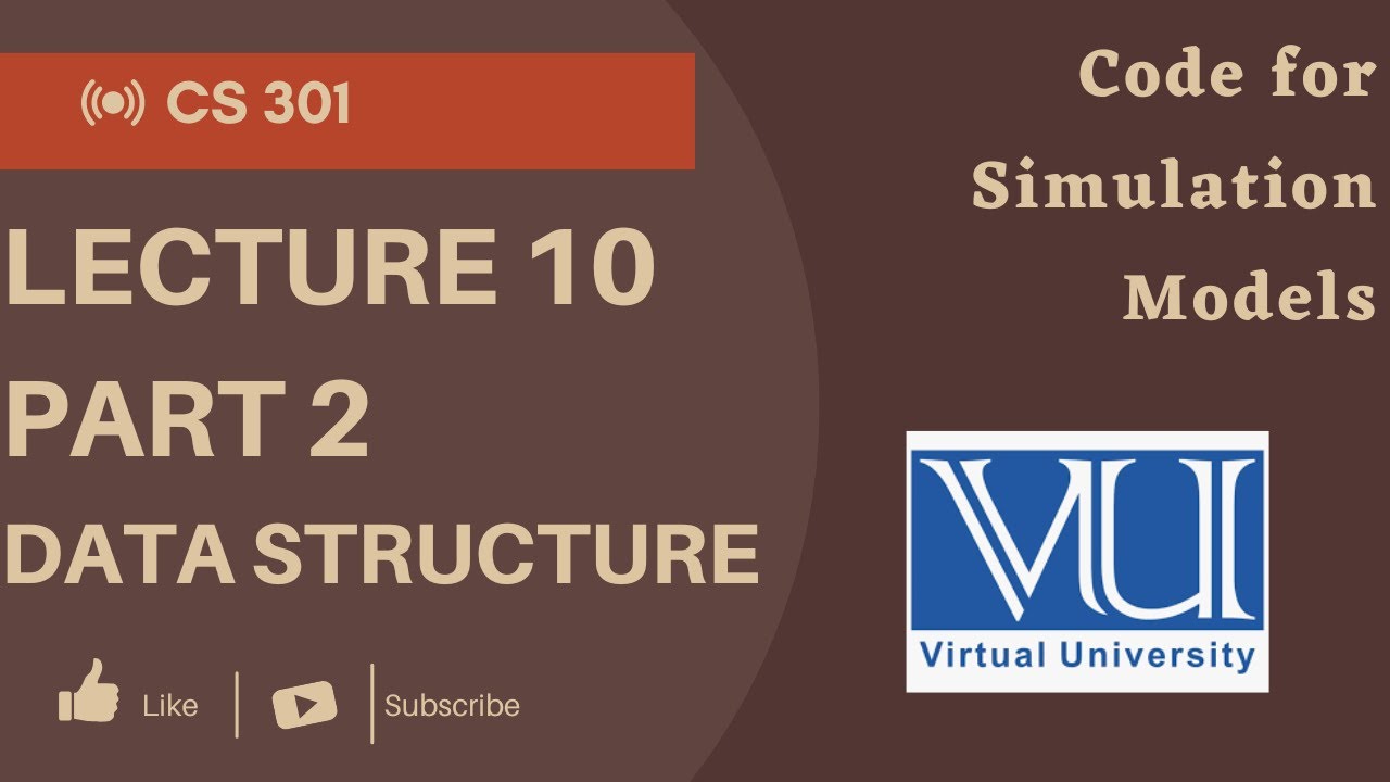 CS301 Short Lecture 10 | Part 2 | Code for Simulation