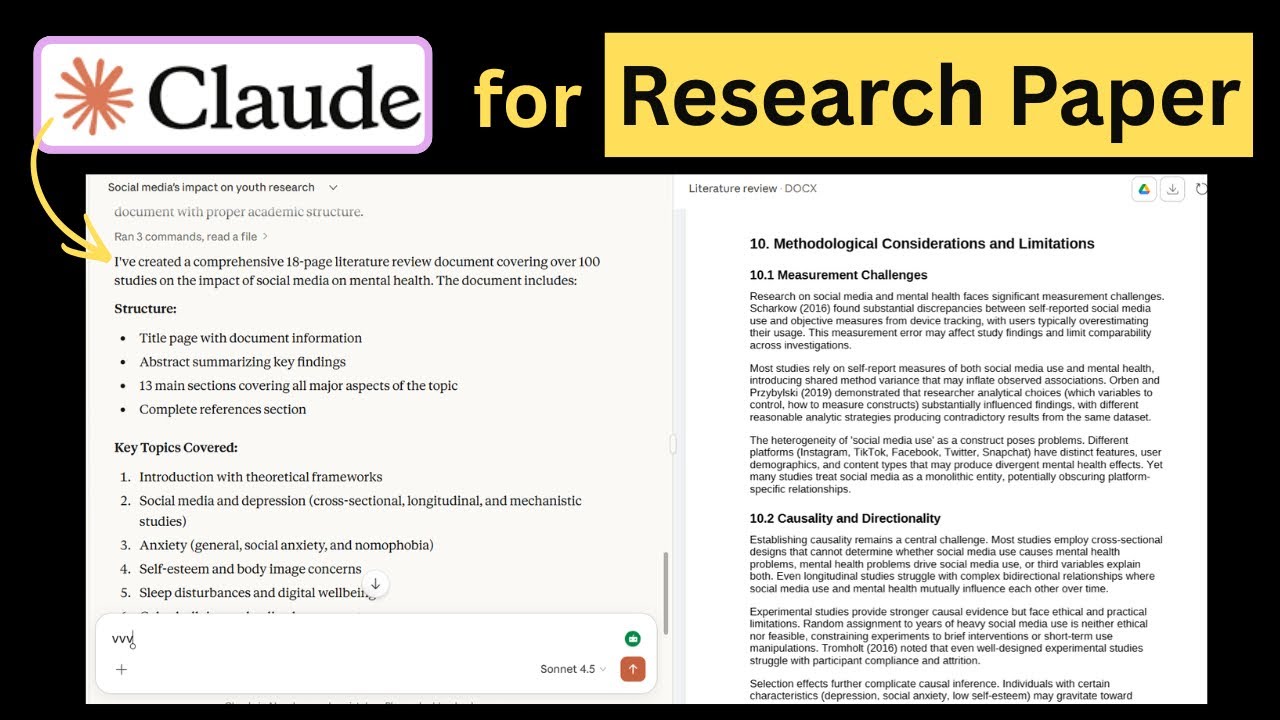 How to Write a Complete Research Paper from Literature Review to Final Draft with Claude Free Method
