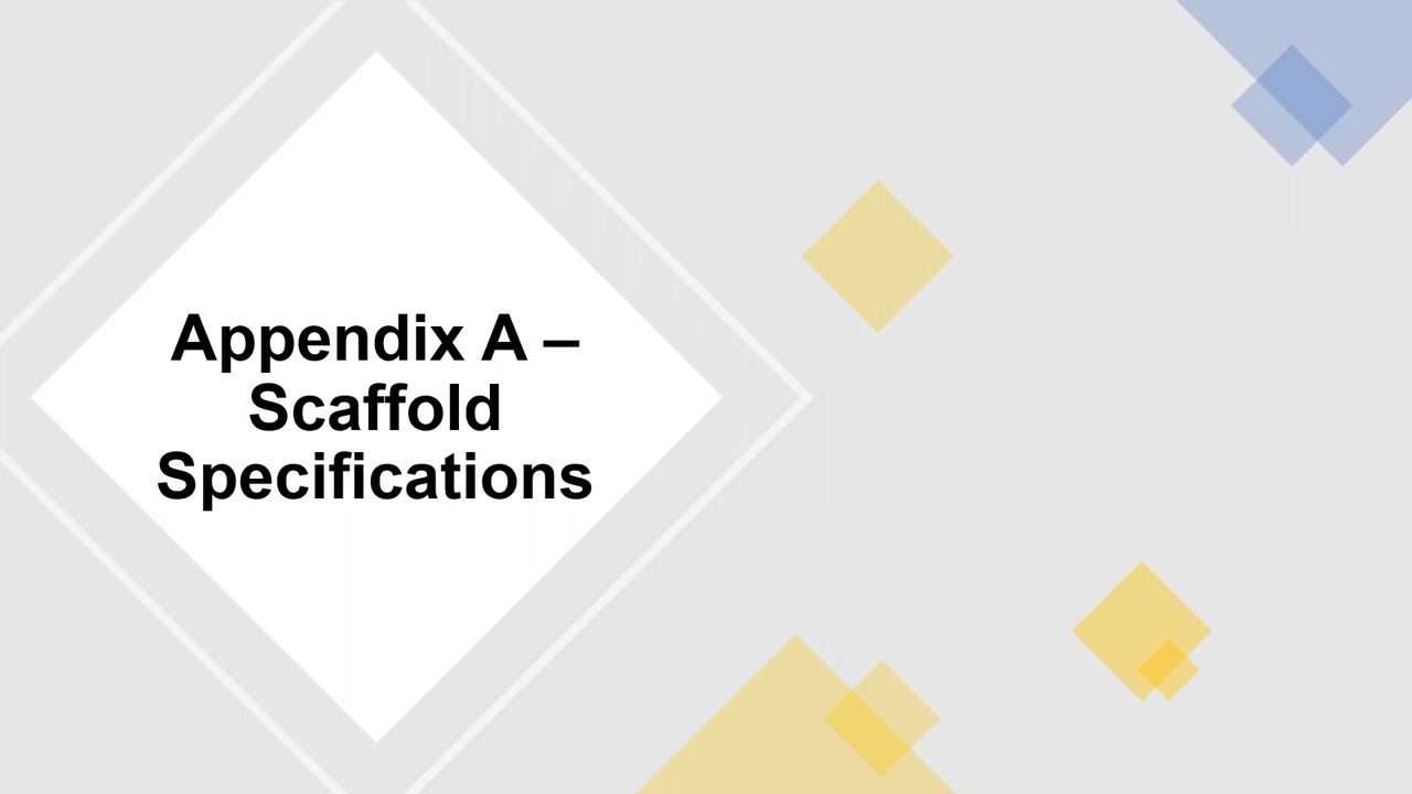 OSHA 1926 Subpart L Appendix A - Scaffold Specifications