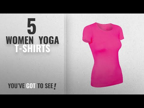 Top 10 Women Yoga T-Shirts [2018]: Assoluta Women's Sport T-Shirt short-sleeved in neon colors
