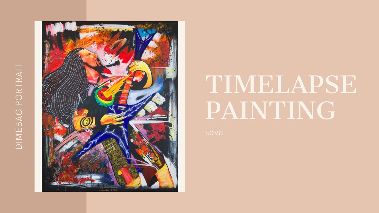 Dimebag Darrell Timelapse Painting