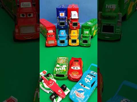 Lightning McQueen Or Chick Hicks? Mcqueen Truck Container #toys #pixarcars #cars #mcqueen #truck
