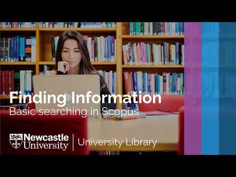 Basic searching in Scopus