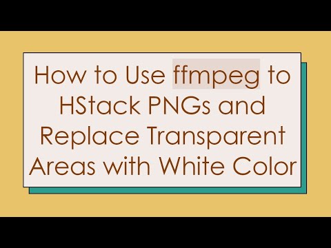 How to Use ffmpeg to HStack PNGs and Replace Transparent Areas with White Color