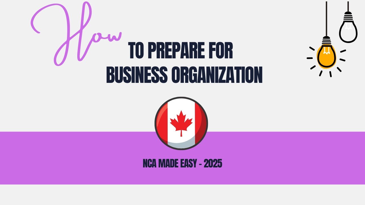 Introduction to NCA Business Organization