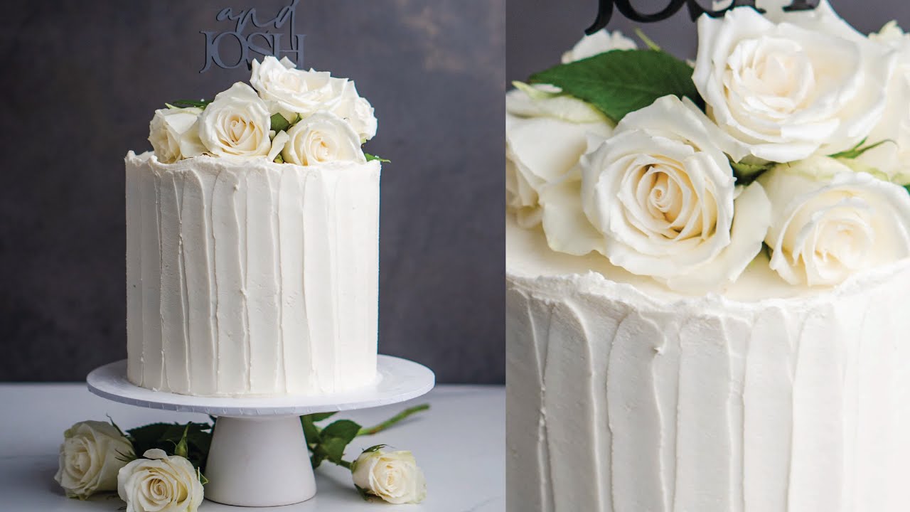 Simply and Quick Engagement Cake Design